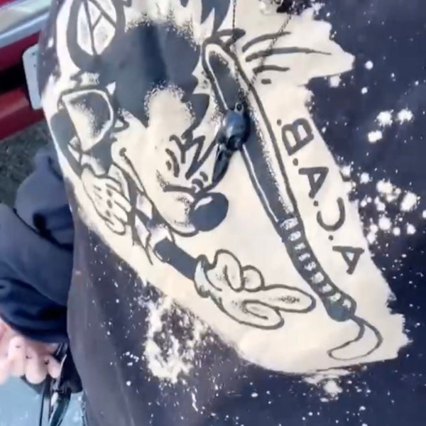 A.c.a.b Mickey Beat by Cops With Baton Michael Hastings Design Punk ...