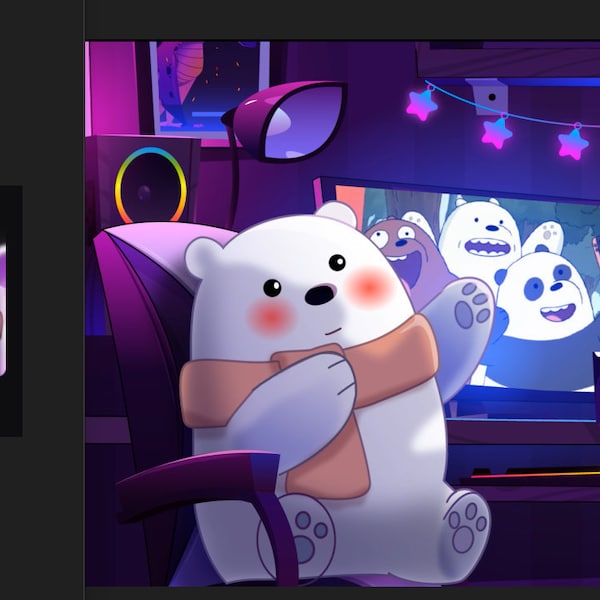 4x Animated Screen | We Are Bears | Stream Overlay | Twitch Stream ...