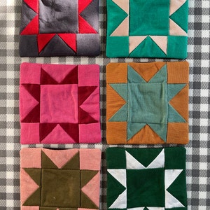 Morning Star Block Templates - Etsy