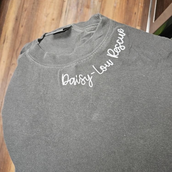 Personalized Ironic Tote, Monogram Embroidered Boat Bag, Custom Tote ...