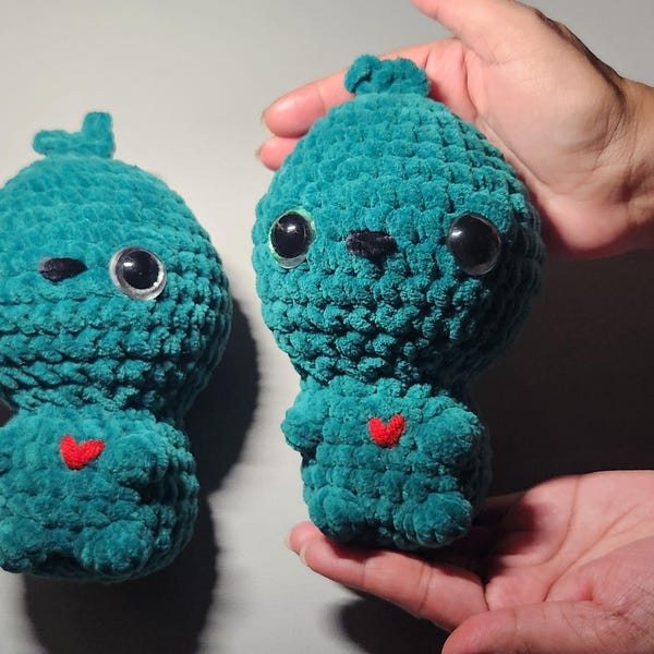 CROCHET PATTERN - Meanie Greenie | No Sew | Amigurumi | Crochet Plushie ...