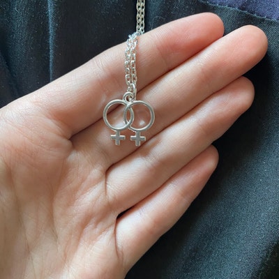 Female Symbol Necklace Feminist Necklace Female Necklace - Etsy