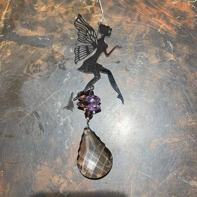 Handmade Fantasy Angel Crystal Suncatcher Window Hanging - Etsy