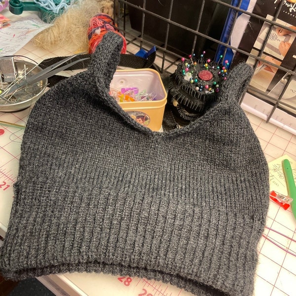 Get It Girl Bra Top Machine Knitting and Hand Knitting Pattern - Etsy