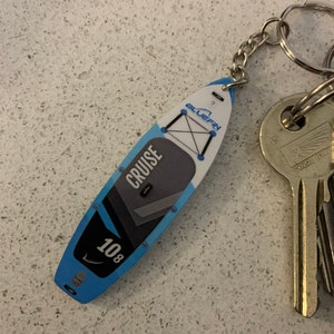 Custom Keychain Surf,sup, Paddle, Etc... we Can Make Any Model on ...