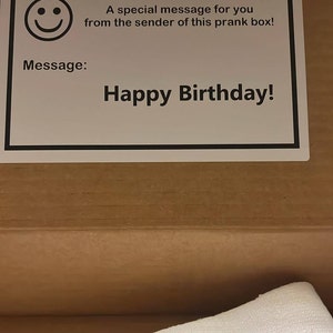 Fake Product Box for Pranks, Practical Jokes, Revenge, Send Directly to ...