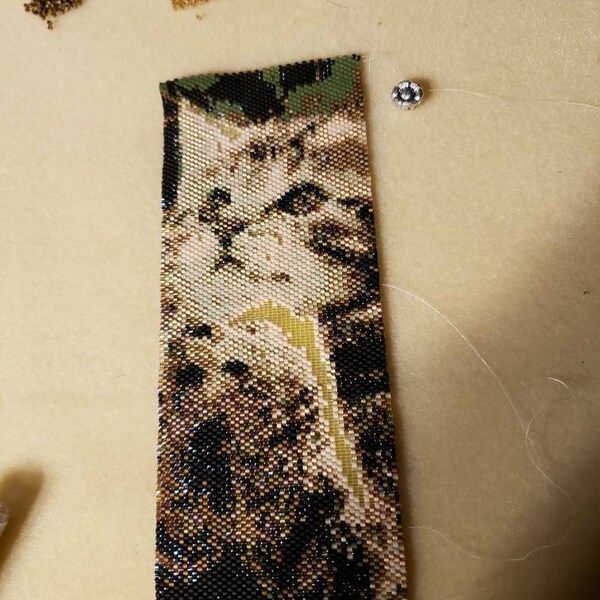 Tiger Pattern Bead Crochet Pattern for Beading Necklace Pattern Animal ...