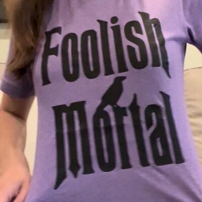 Foolish Mortal Shirt, Disneys Haunted Mansion Shirt, Wdw Shirt, Mickeys ...