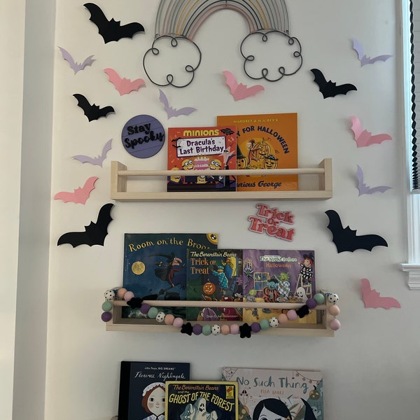 Pink Halloween Tiered Tray Decor - Pink Halloween Tiered Tray Bundle ...