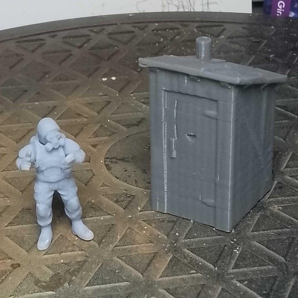 Rural Toilet - Tabletop Wargaming WW2 Terrain - 15mm - 20mm - 28mm - HO ...