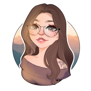 Moon & Stars Pngtuber Cute Girl Pngtuber Fantasy Theme Streaming Avatar ...