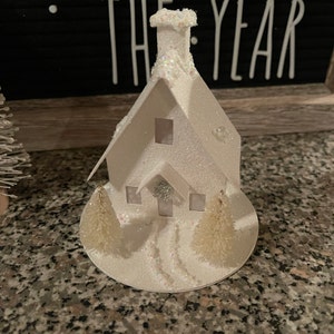 Rose Window Putz Church Christmas Craft Kit Build Decorate a Full Size ...