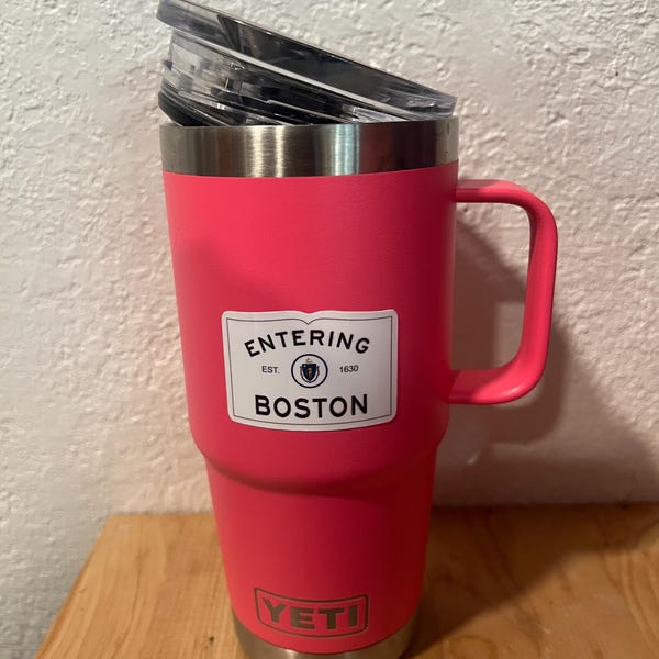 Boston Massachusetts Sticker Pack - BOS Stickers - Entering Boston - Etsy