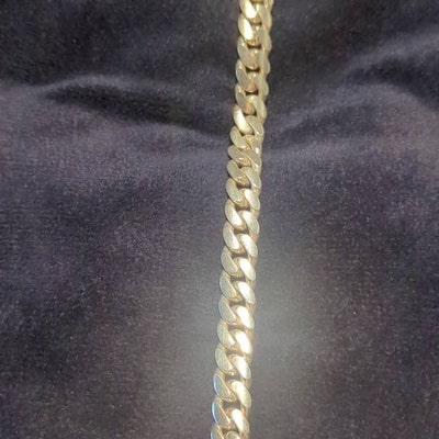 9mm 999 Pure Solid Silver Hand Made Cuban Link Chain 24in - Etsy