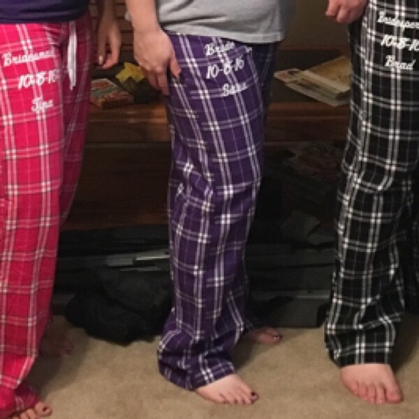 School Spirit Plaid Pajama Pant, College Plaid Pajamas, College Pajama ...