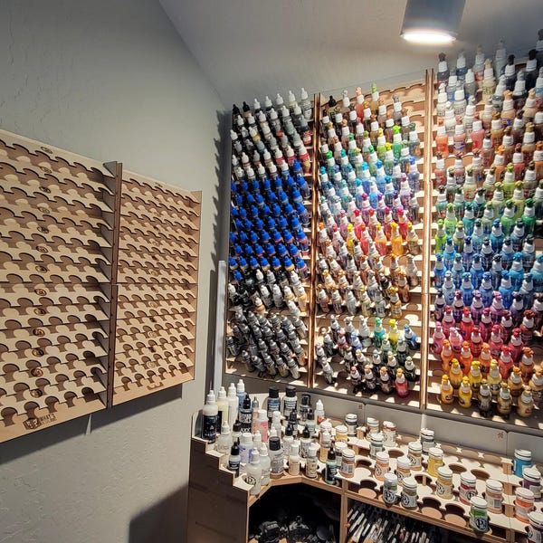 GREAT RACK System -the BIG Rack 4 Section Bundle - Miniature Painter's ...