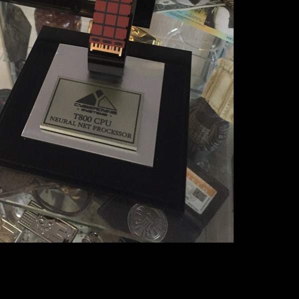 Cyberdyne Systems T-800 CPU Brain Chip Prop Replica - Etsy