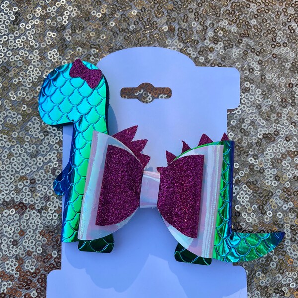 Bronto Dinosaur Bow SVG, Dino Bow SVG, Dino Party Fun Bow, Svg Files ...