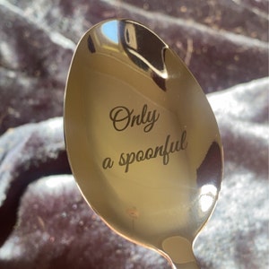 Personalized Spoon Engraved Custom Spoon Custom Text or - Etsy