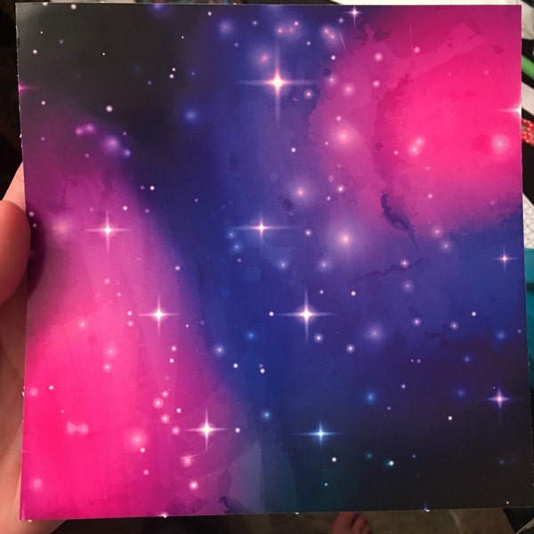 Galaxy Space Adhesive Vinyl | Heat Transfer | Faux Leather | Laser Safe ...