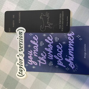 TTPD Member Sticker, Swiftie Sticker, TTPD Decal, Tortured Poets ...