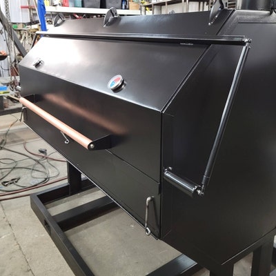 Custom Made Smoker Hinges U.S.A Made Smoker Hinges BBQ Smoker Hinges ...