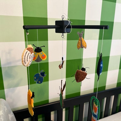 Beetles Baby Mobile Insect Mobile Bugs Decor Nature Nursery - Etsy