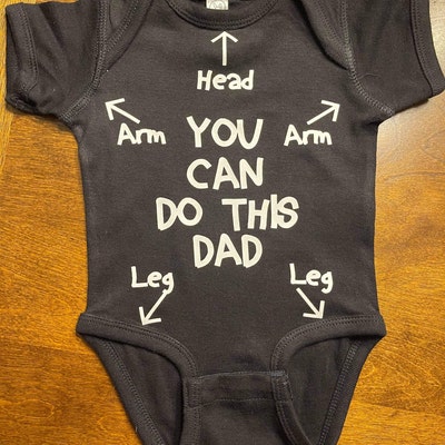 Dad Instruction Baby Onesie Design Digital Download SVG New Dad Fathers ...