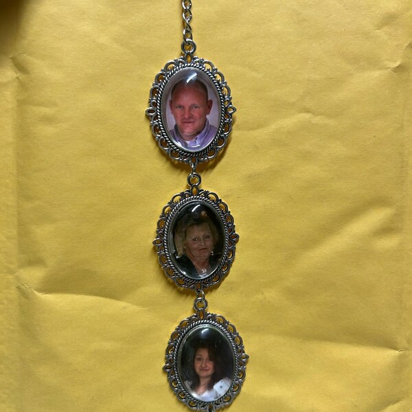 Custom Photo Angel Wings Memorial Hanging Charm, Photo Key Chains ...