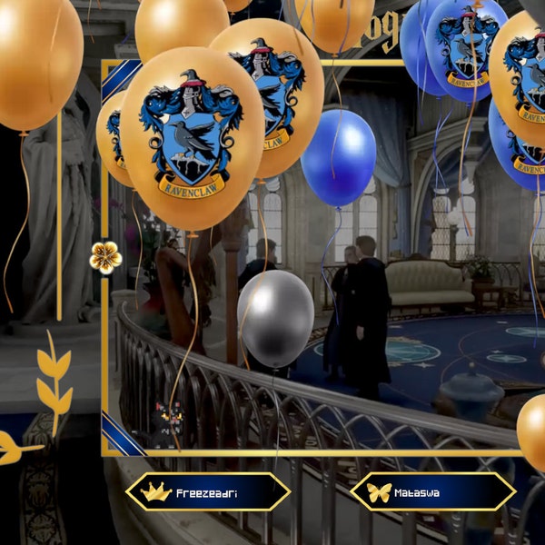 Multi Color Birthday Balloons Stream Alert - Animated Party Overlay ...