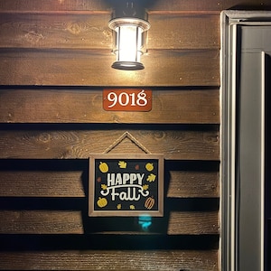 8x4 Reflective Custom Address Sign - Etsy