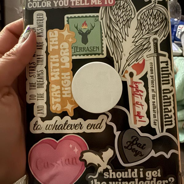 Bryce and Hunt Sticker| Crescent City by Sarah J Mass Sticker | Book ...