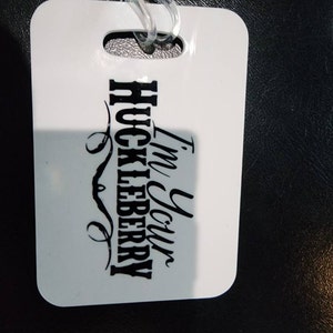 Round Tag, Personalized Sports Bag Tag, Backpack Name Tag, Custom ...