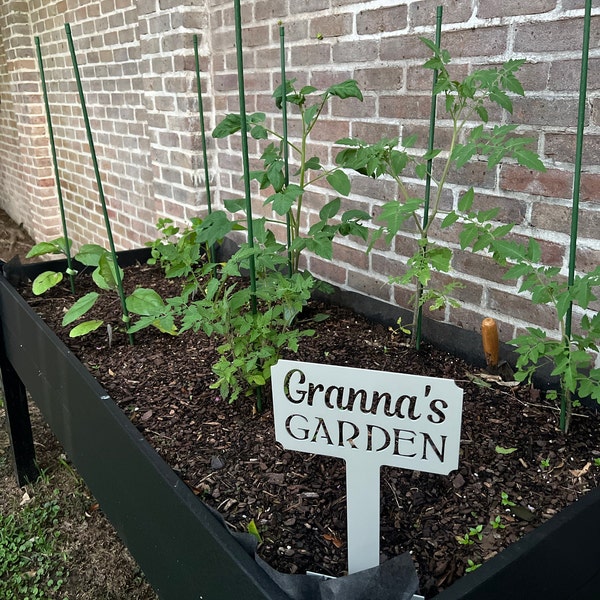 Custom Mini Garden Sign, Personalized Garden Stake Sign - Etsy