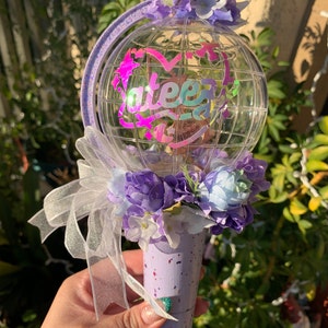 Pentagon Heart Lightstick Holographic Decal Stickers | Etsy