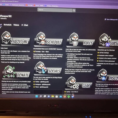 8X ANIMATED Skull Reaper Twitch Emotes ANIMATED Twitch Emotes - Etsy