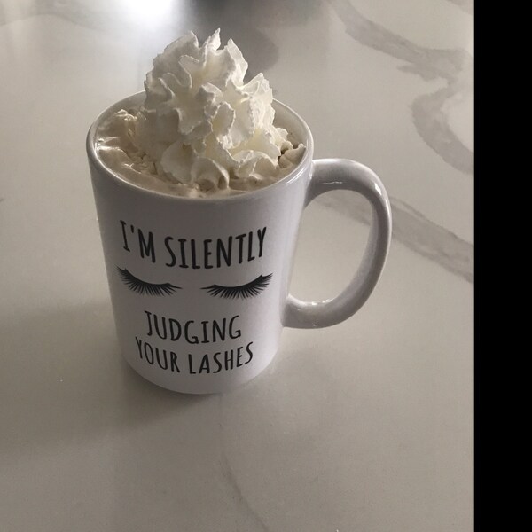 Lash Tech Gift Lashes Mug Lash Technician Gifts Lashes Coffee Cup ...
