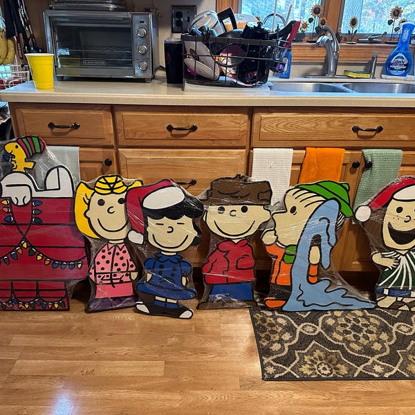 2ft (6 Piece) Charlie Brown Yard Cutout Set/*please Read Item Details ...