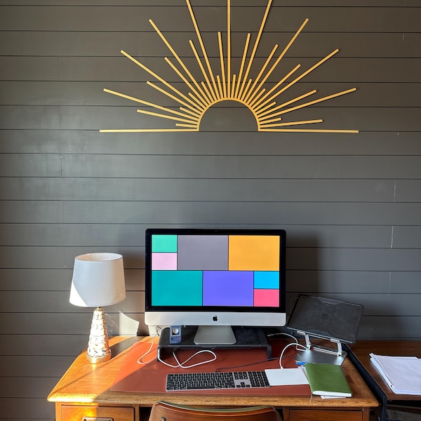 Sun Metal Wall Decor, Sun, Sun Art, Sun Decor, Sunrise, Sunrise Art ...