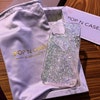 Iridescent Crystal Bling iPhone 15 Case 24k Gold Silver Holo Glitter ...