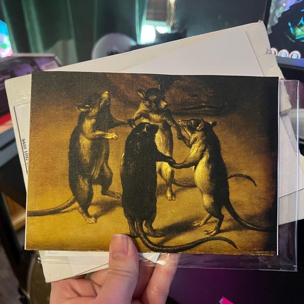 The Dance of the Rats, Unframed Art Print, Renaissance Art, Weird ...