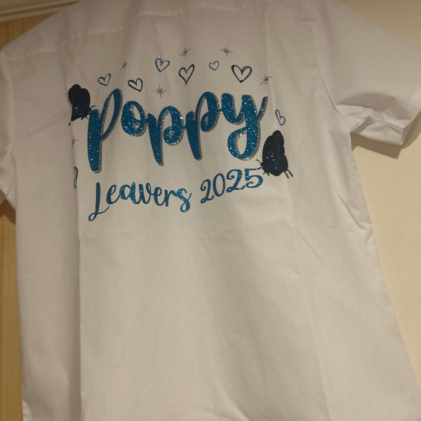 Boys Leavers Shirt Personalised - Etsy UK