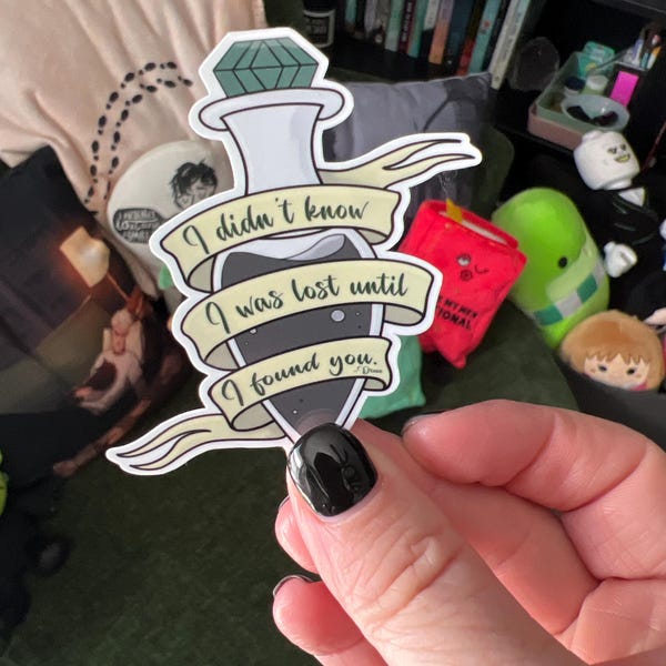 Dark Dramione Book Stack Sticker - Fanfiction - for Water Bottle ...