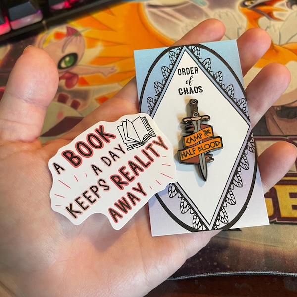 Enamel Pin ~ Percy Jackson Inspired - Etsy