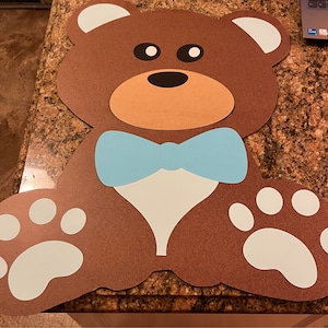 Bear SVG. PNG . Cricut Cut Files, Silhouette, Layered Files. Teddy Bear ...