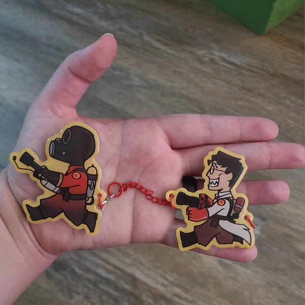 Ace Attorney Trilogy 2'' Acrylic Keychains/charms - Etsy
