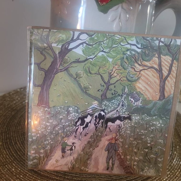 Snow Day - Greeting Card - Folded Card - Etsy