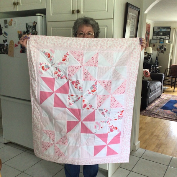 Pinwheel Baby Quilt Pattern - Etsy