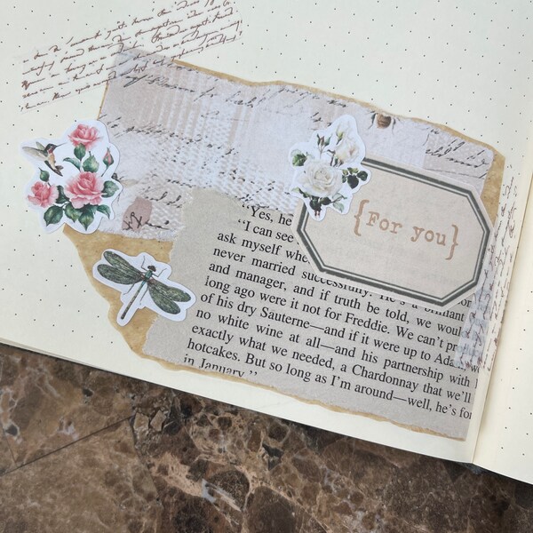 Printable Bundle Instant Download Junk Journal Kit Fussy Cut Journal ...