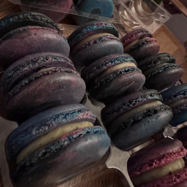 Galaxy Space Macarons - 6/12/24 - Choose Your Flavor - French Macaroons ...